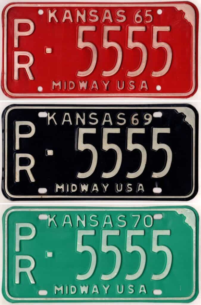 1970 - 1975 - For Sale - Kansas License Plates